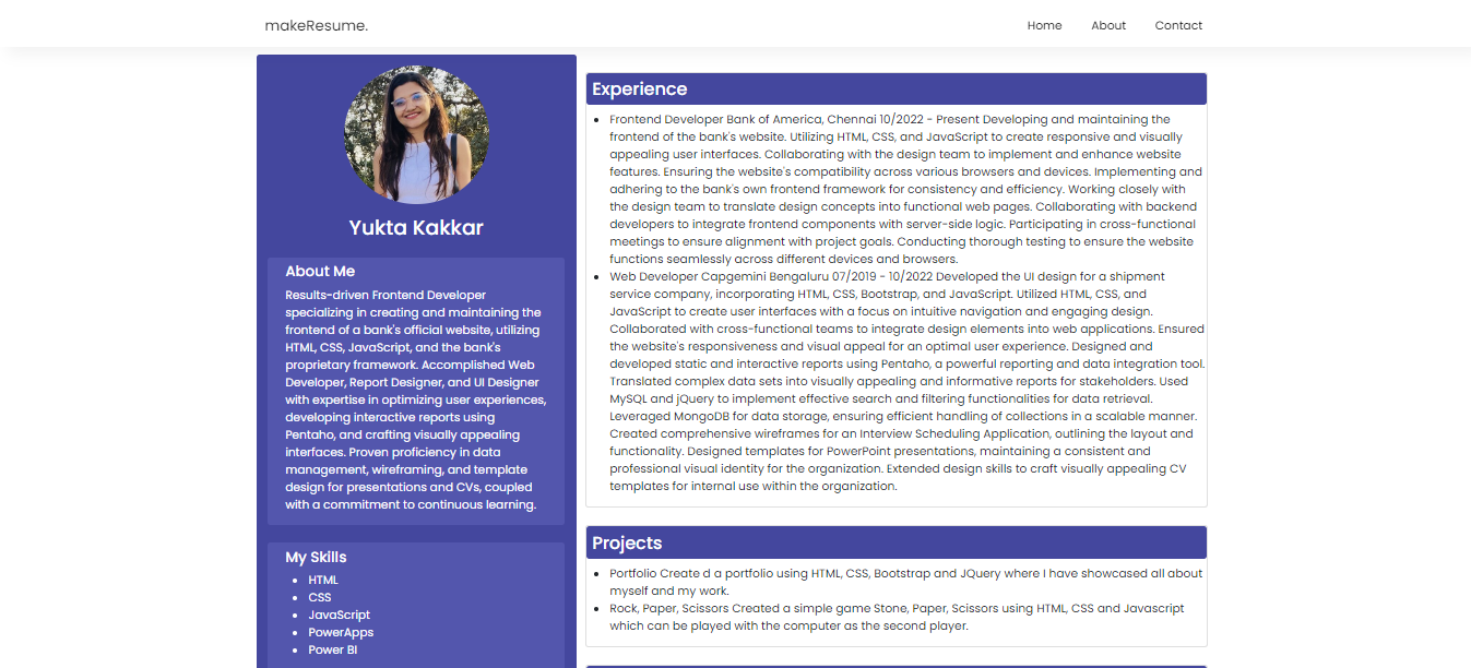 Portfolio - Yukta Kakkar